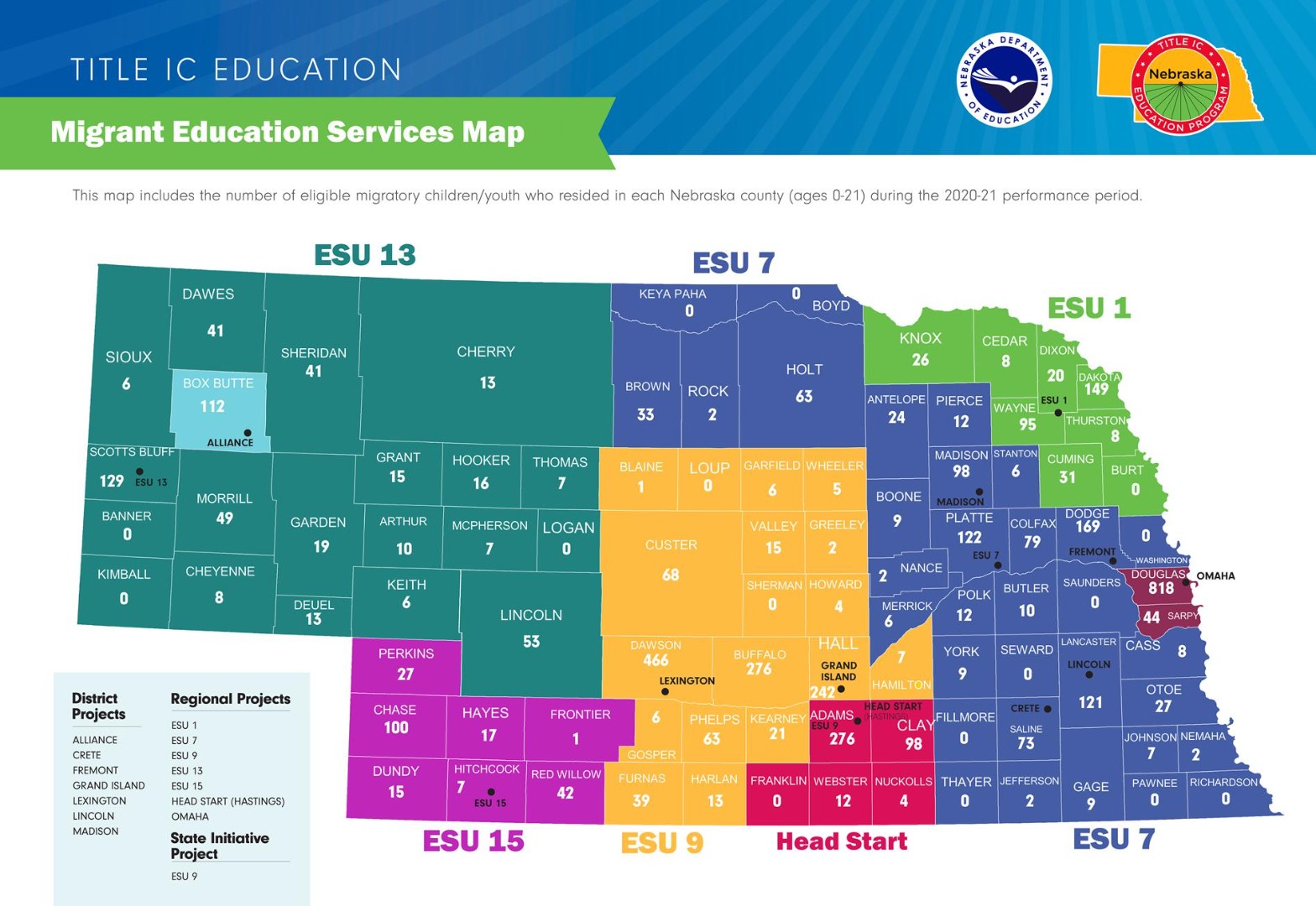 Educational Service Unit 13 - Recruiter By Region